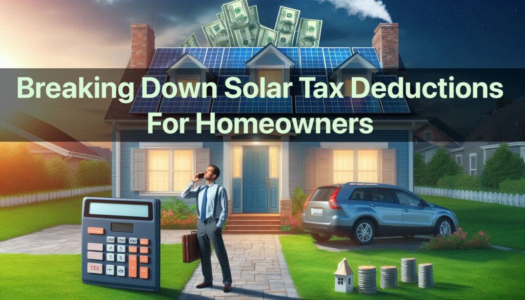 Breaking Down Solar Tax Deductions For Homeowners - SolarElectricNow.com